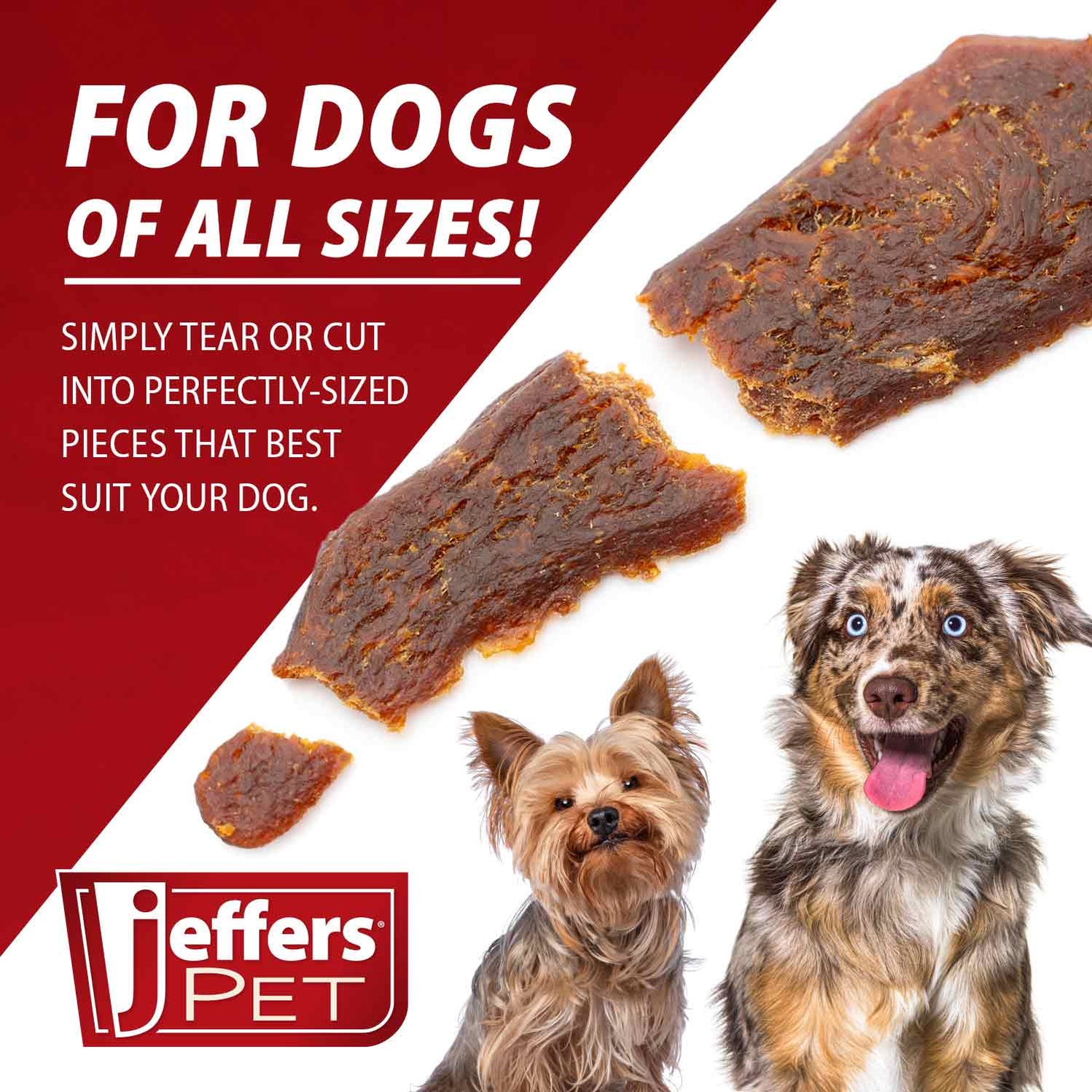 Jeffers Pet Grain-Free Chicken Jerky Dog Treats, 24 oz