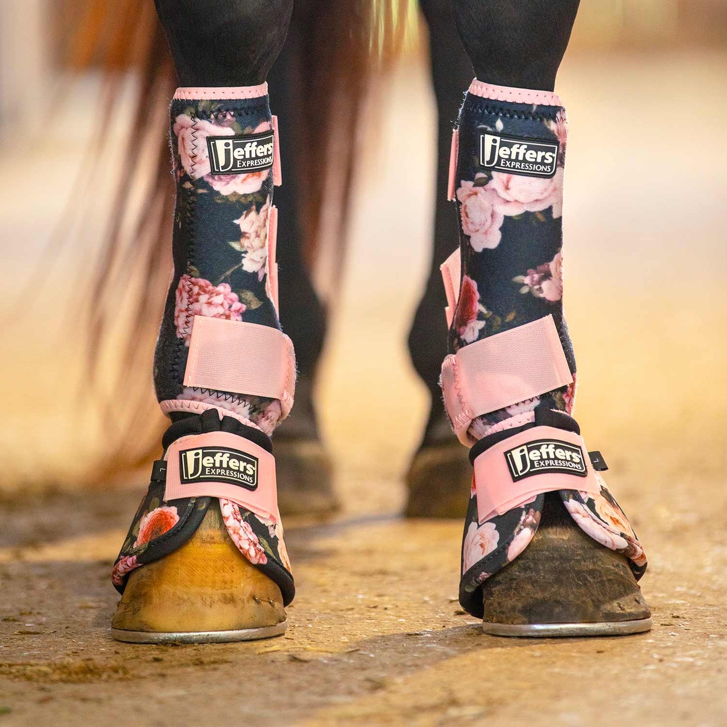 Jeffers Expression Ballistic Bell Boots for Horses, Nylon