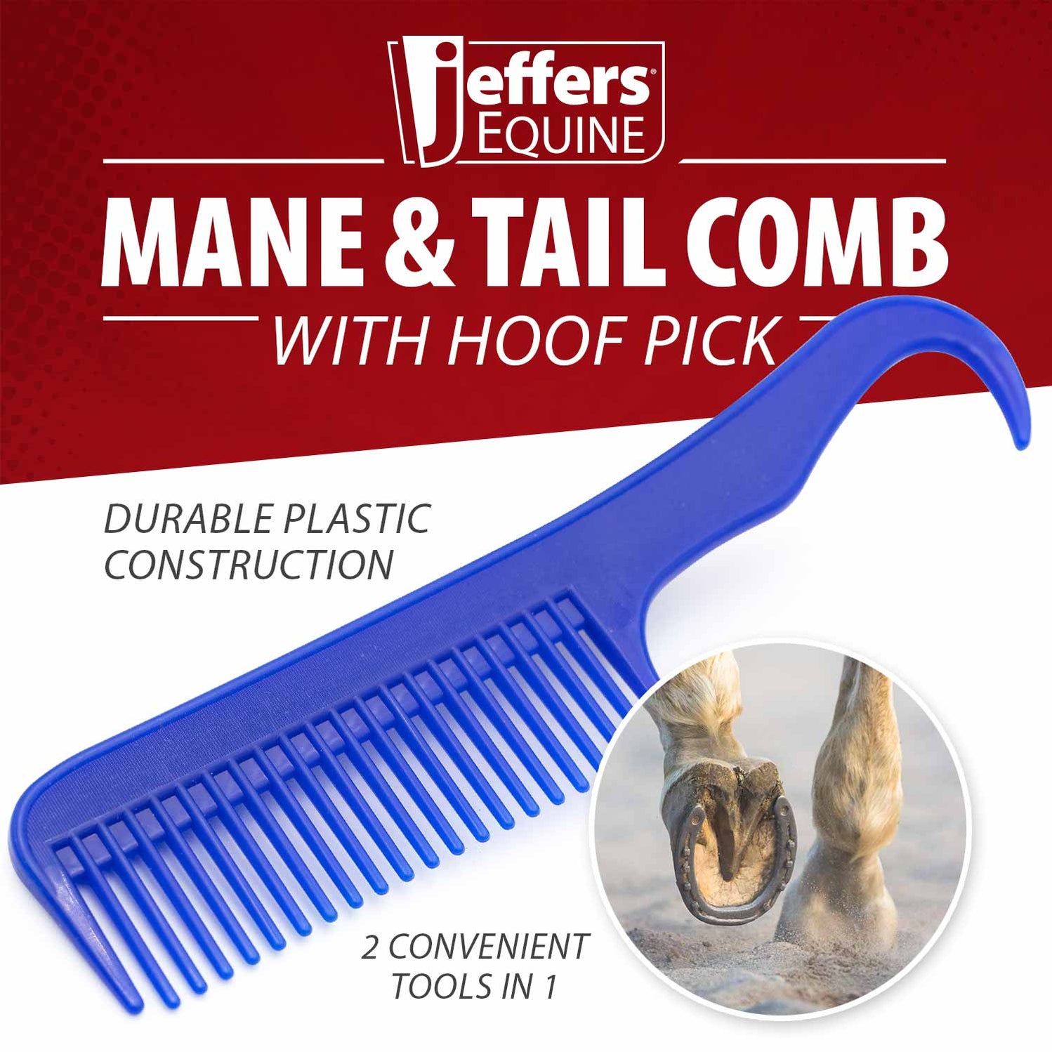 Jeffers® Horse Mane & Tail Comb