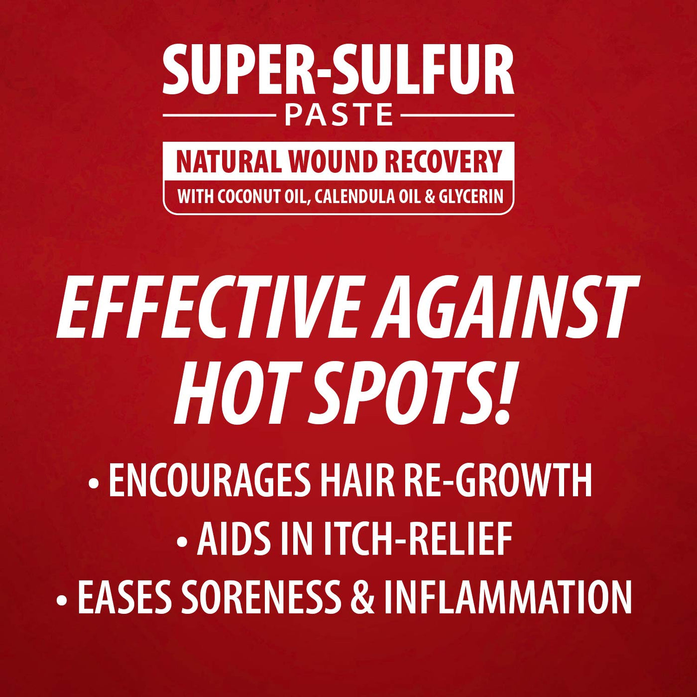 Jeffers Super Sulfur Healing Paste, 8 oz Natural Wound Care