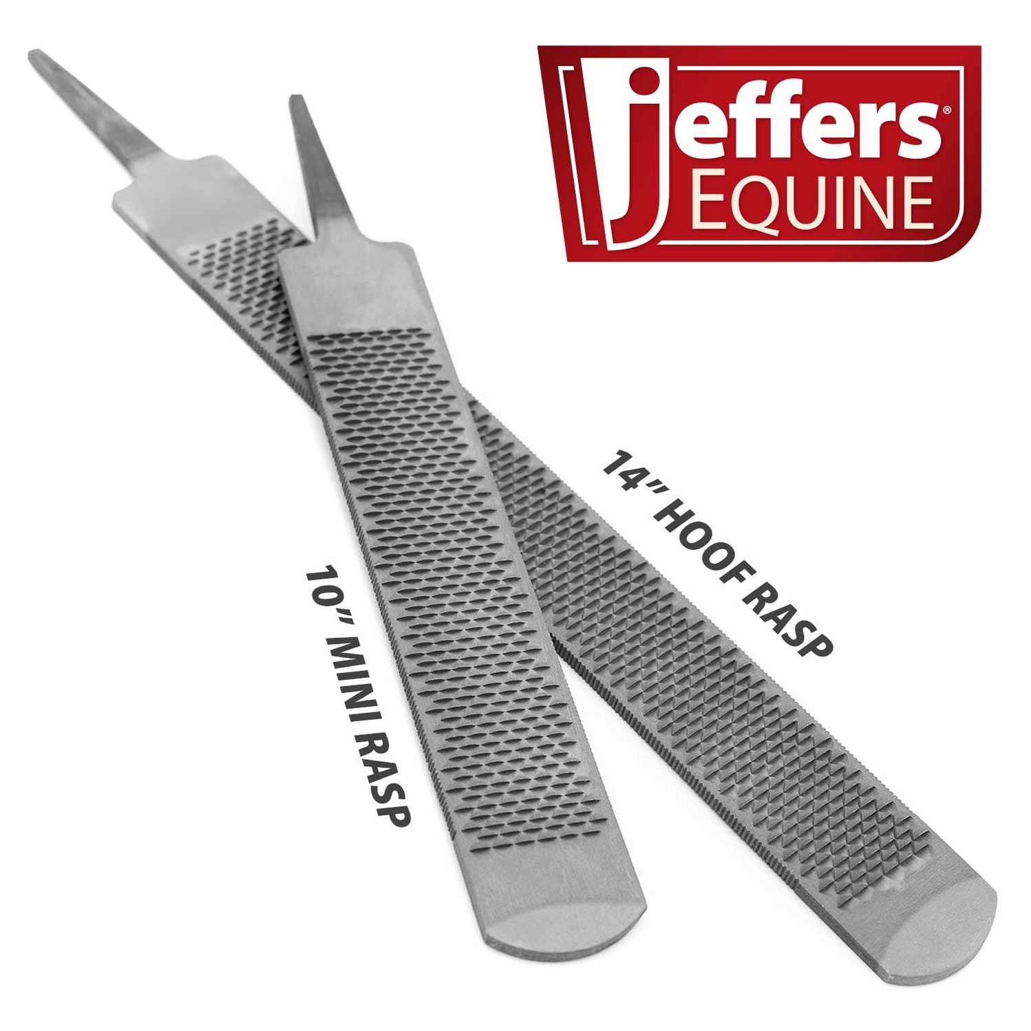 Jeffers Mini Hoof Rasp for Horses, Goats & Sheep, 10"L