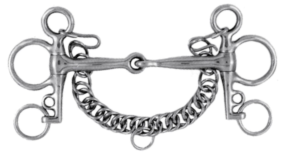 Korsteel Stainless Steel Pelham Snaffle Bit for Horses — Jeffers