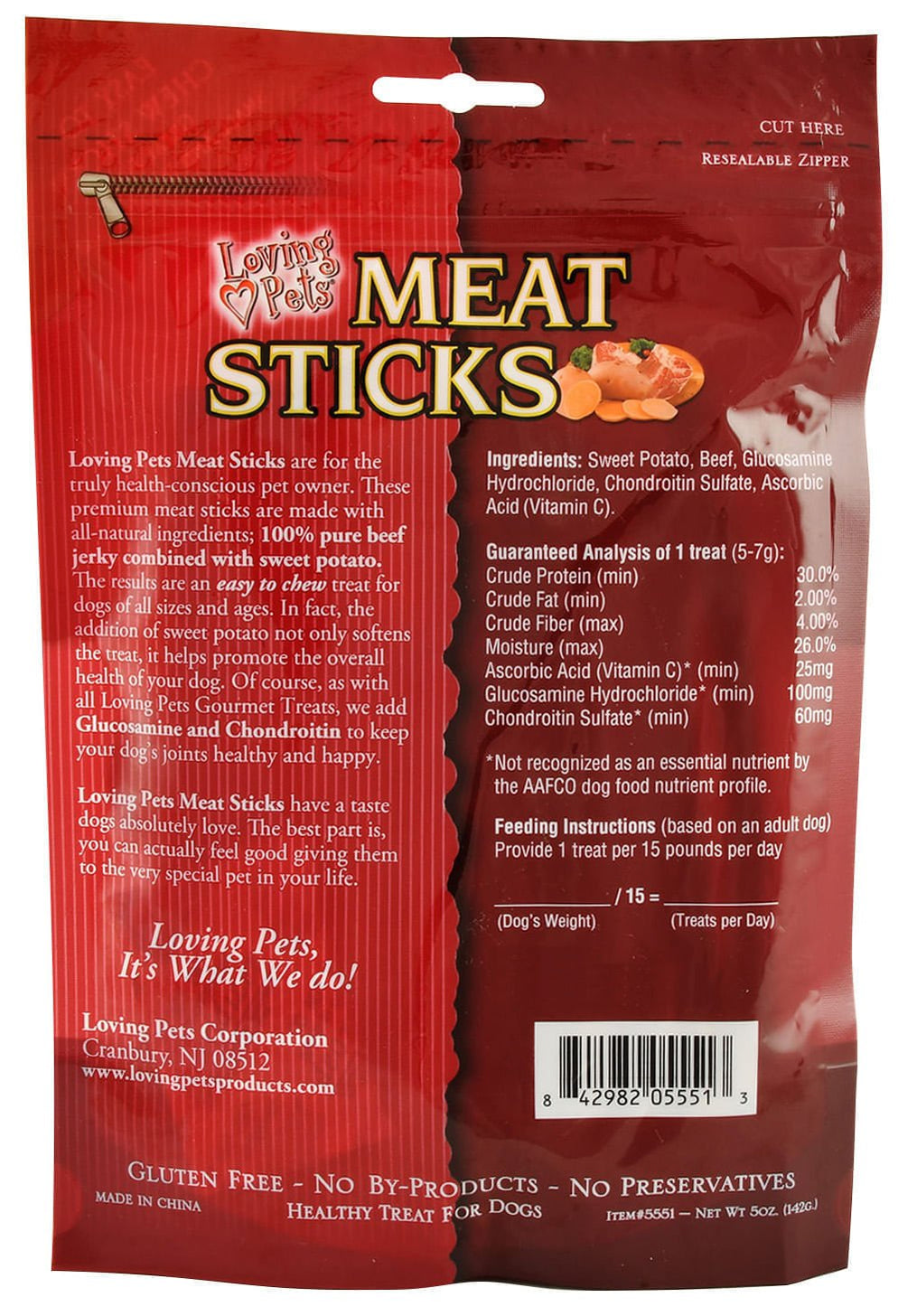 Loving Pets 100% All Natural Meat Sticks for Dogs — Jeffers