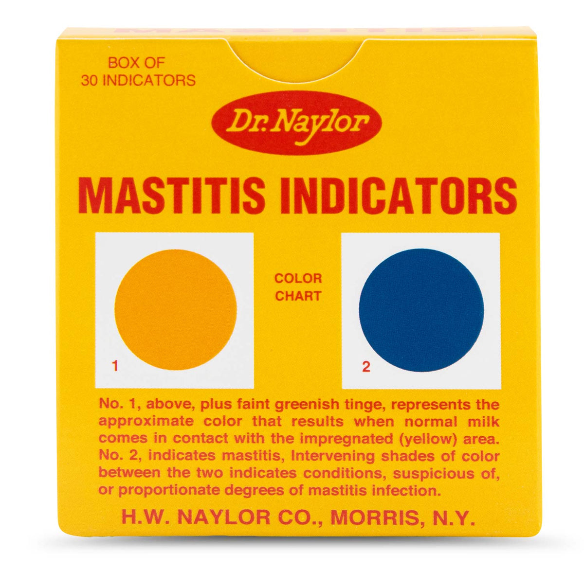 Dr Naylor® Mastitis Indicators, box of 30 — Jeffers