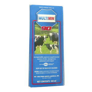 Rx Multimin 90 Supplement Injection for Cattle — Jeffers