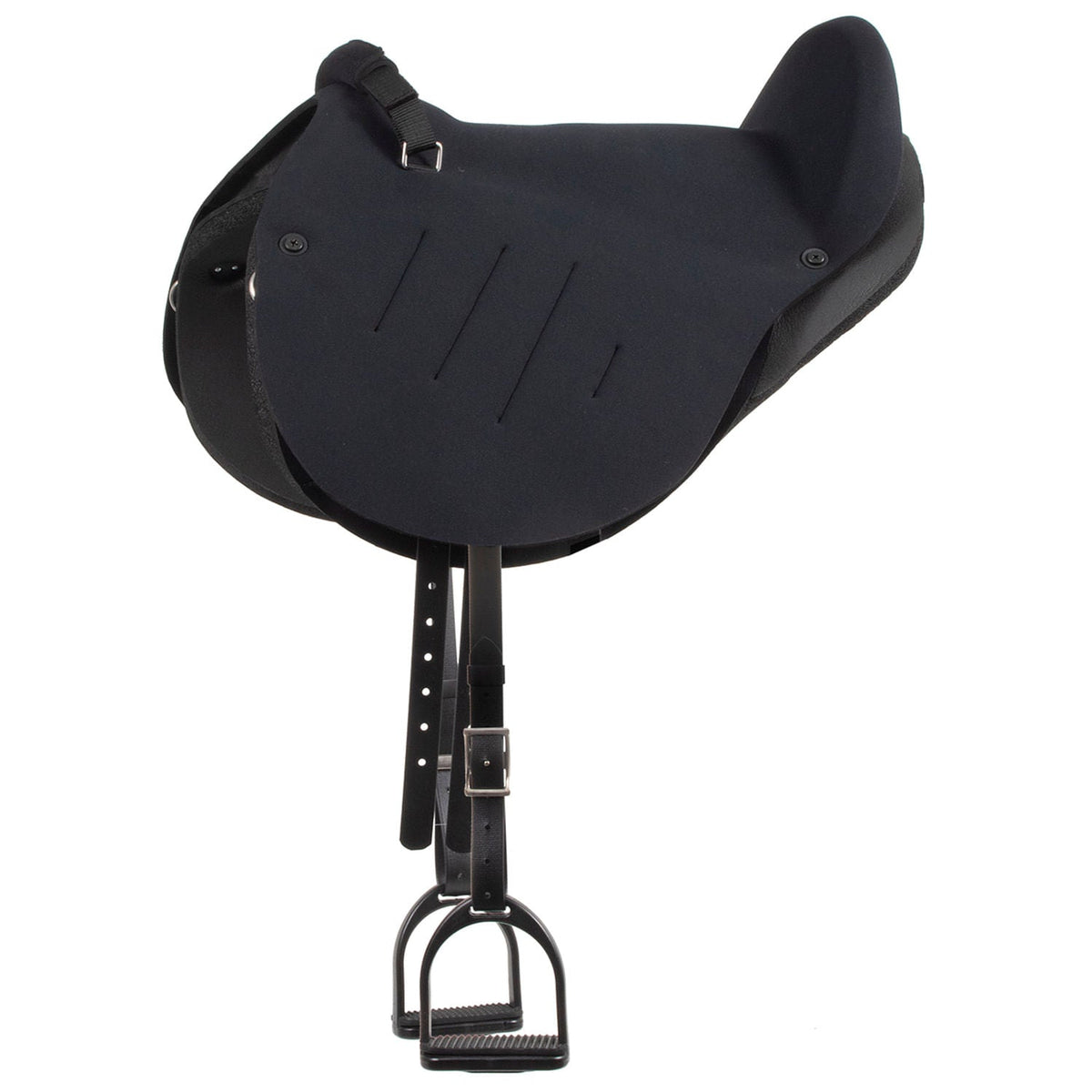 Mustang Soft Ride English Equestrian Saddle, Blk — Jeffers