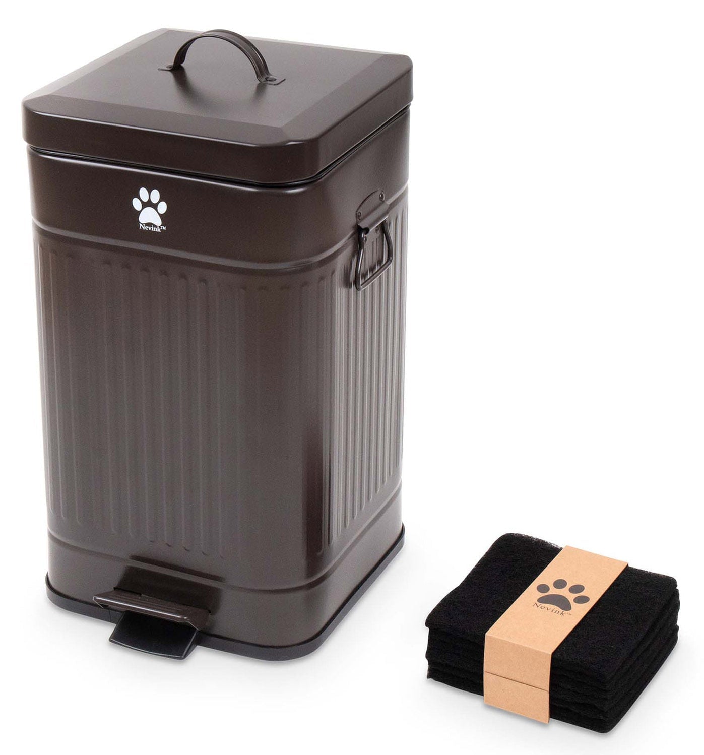 Nevink Dog Poop Trash Can for Outdoors, 12 L — Jeffers