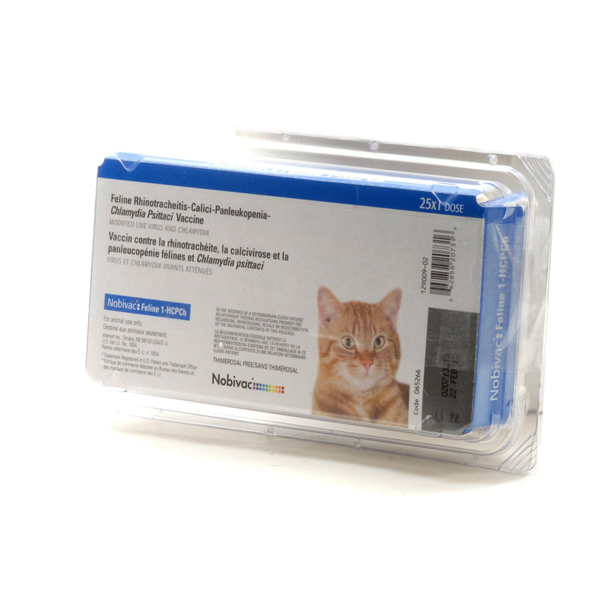 Nobivac Feline 1-HCPCh Vaccine for Cats, 25 Doses — Jeffers