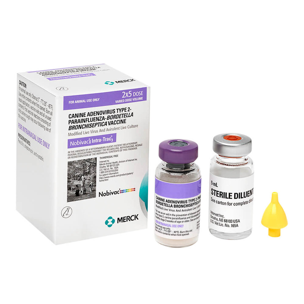 Merck Nobivac Intra-Trac 3 Intranasal Vaccine for Dogs — Jeffers