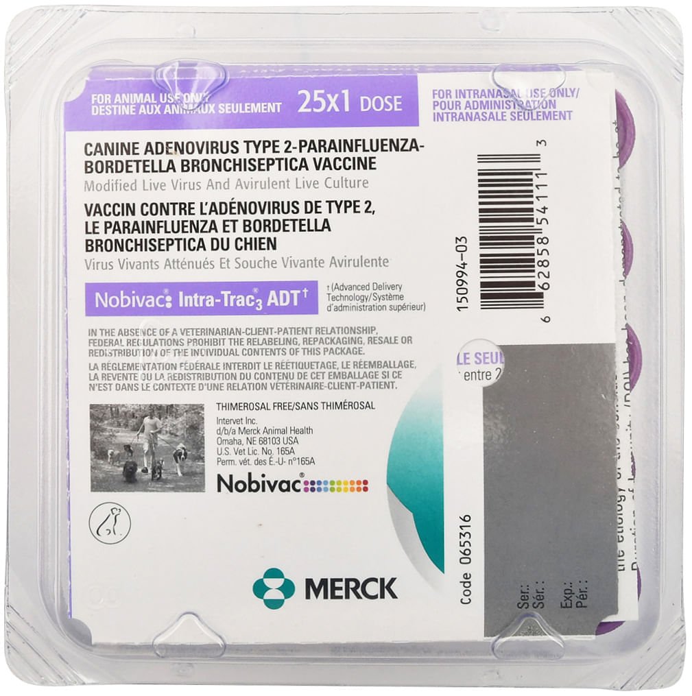 Nobivac Intra-Trac3 ADT Intranasal Dog Vaccine — Jeffers