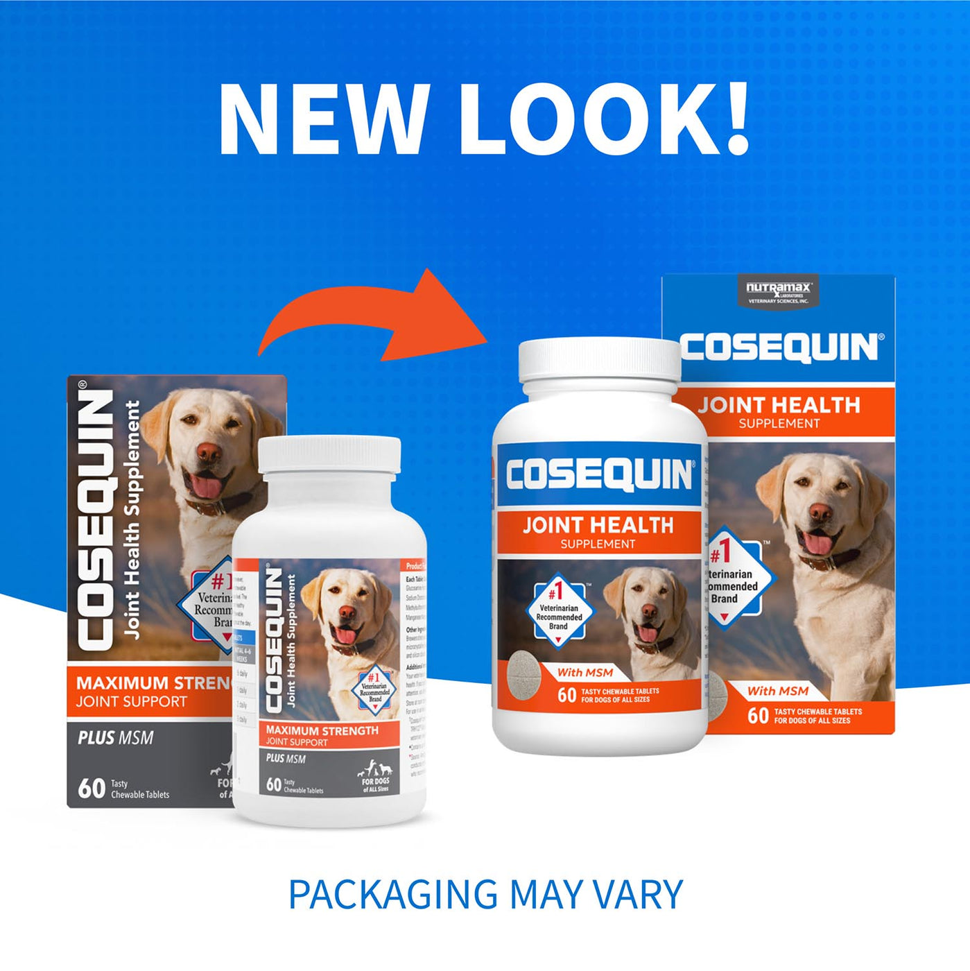 Nutramax Cosequin Maximum Strength Joint Support with MSM For Dogs ...