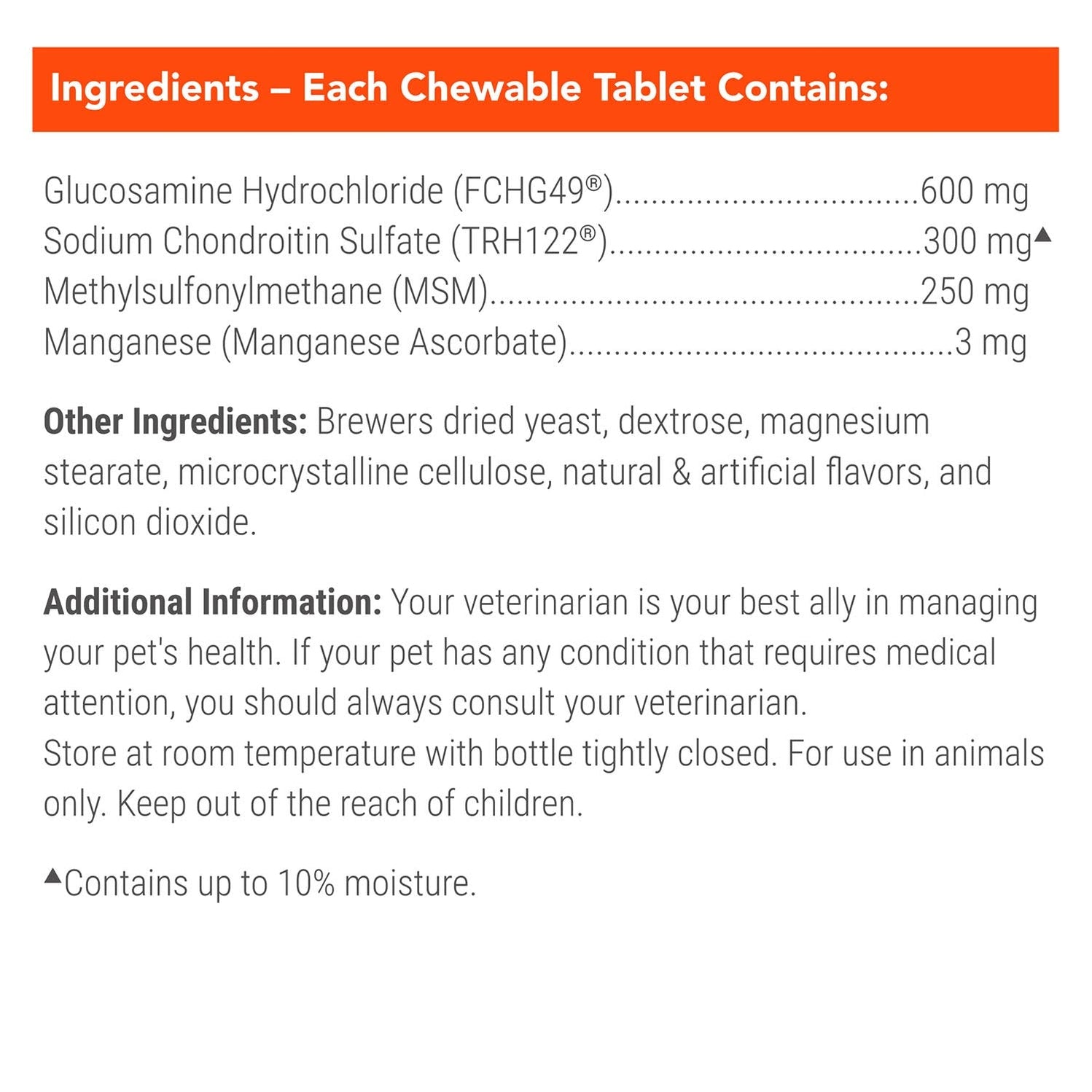 Nutramax Cosequin Maximum Strength Joint Support with MSM For Dogs ...