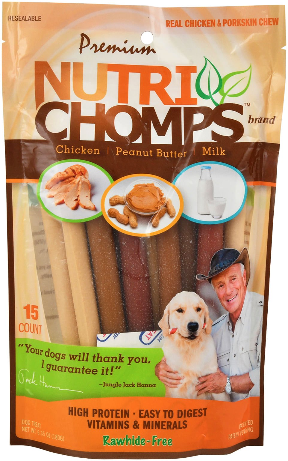 Nutri Chomps 5" Premium Sticks for Dogs, Variety Pack — Jeffers