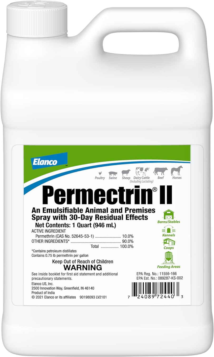 Permectrin II Fly Insecticide for Animal & Premise — Jeffers