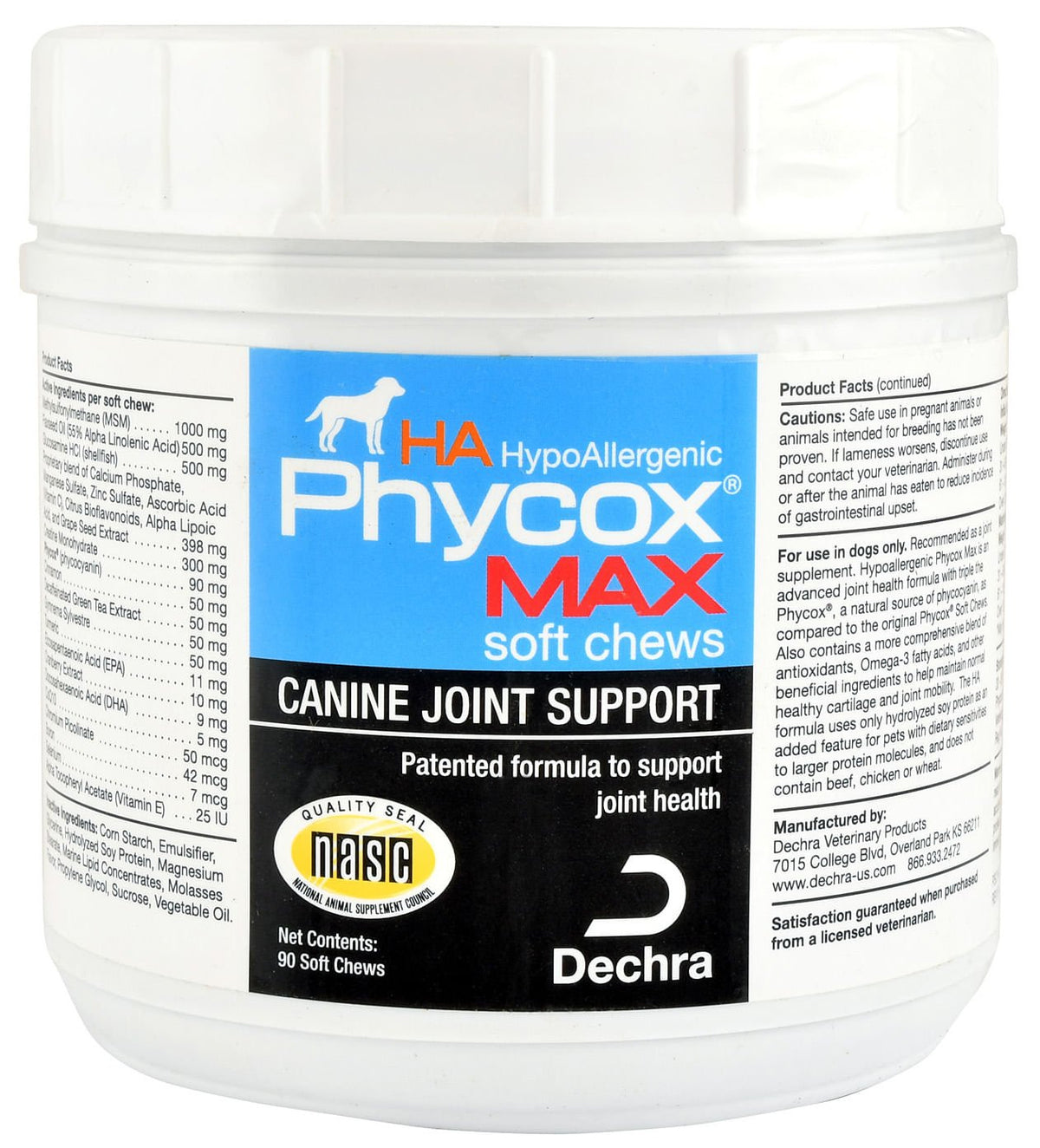 Phycox MAX HA Soft Chews for Dog Joint Support, 90 count — Jeffers