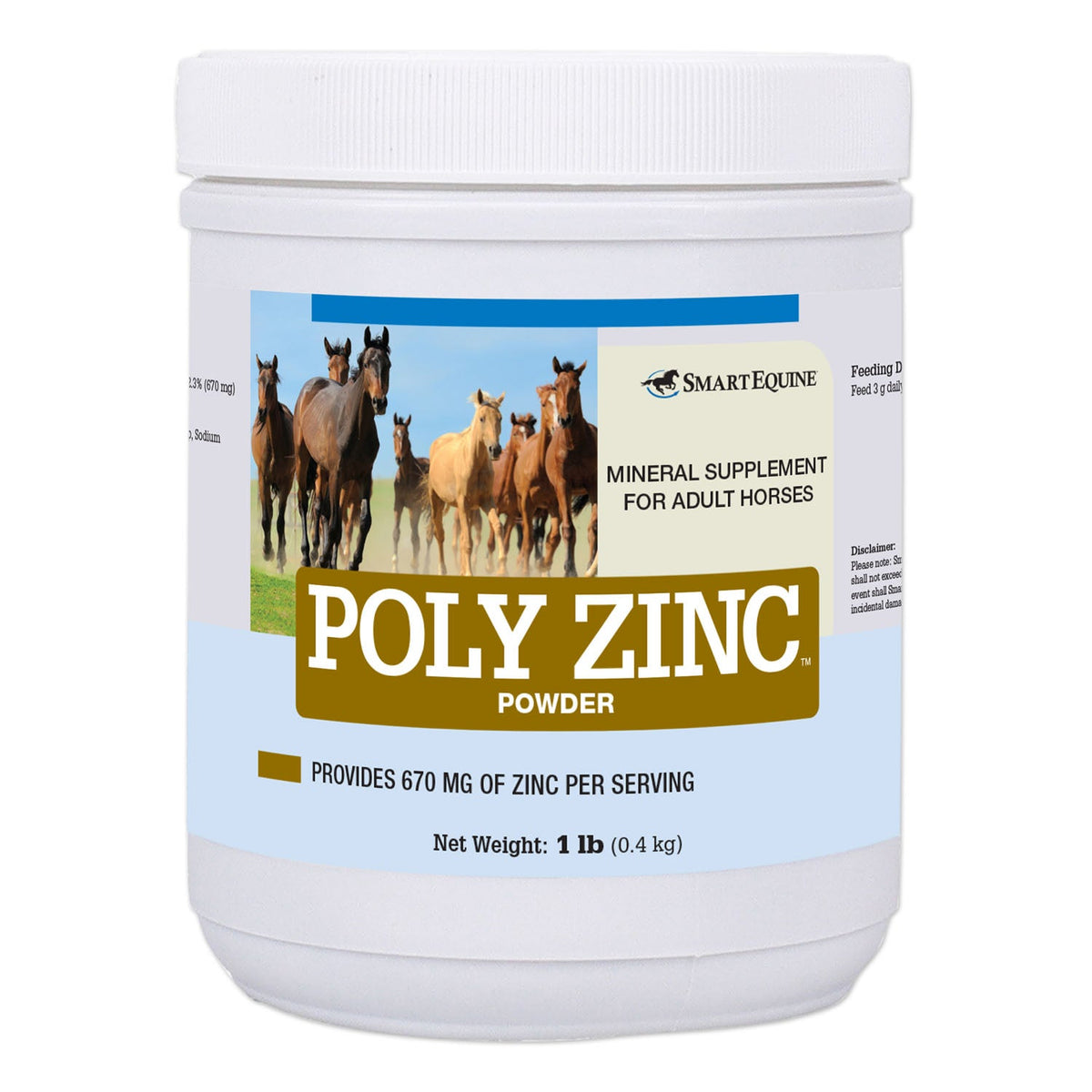 Poly Zinc Powder for Horses — Jeffers