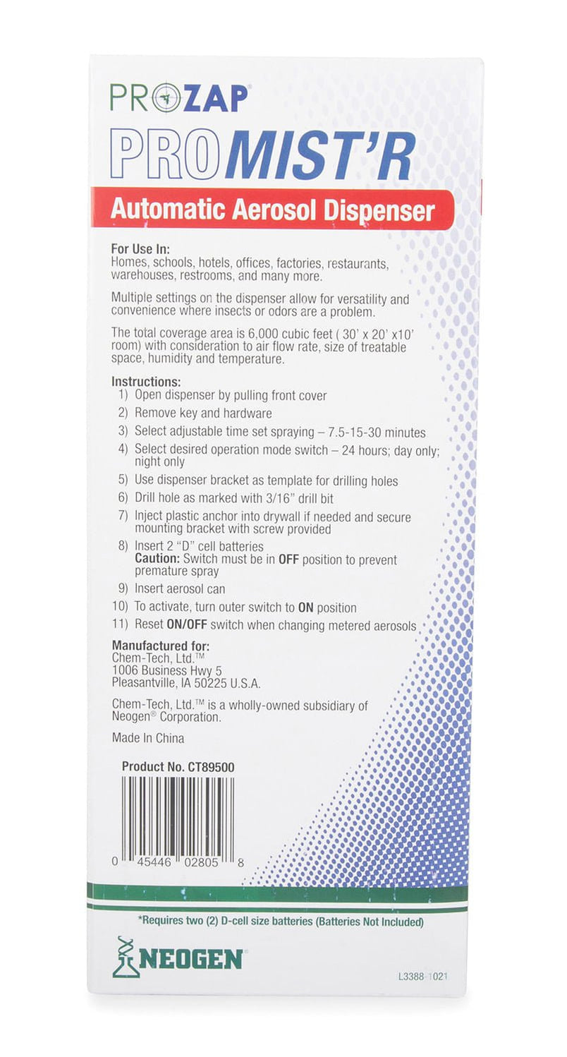 Pro-Mist'r II Automatic Aerosol Dispenser — Jeffers