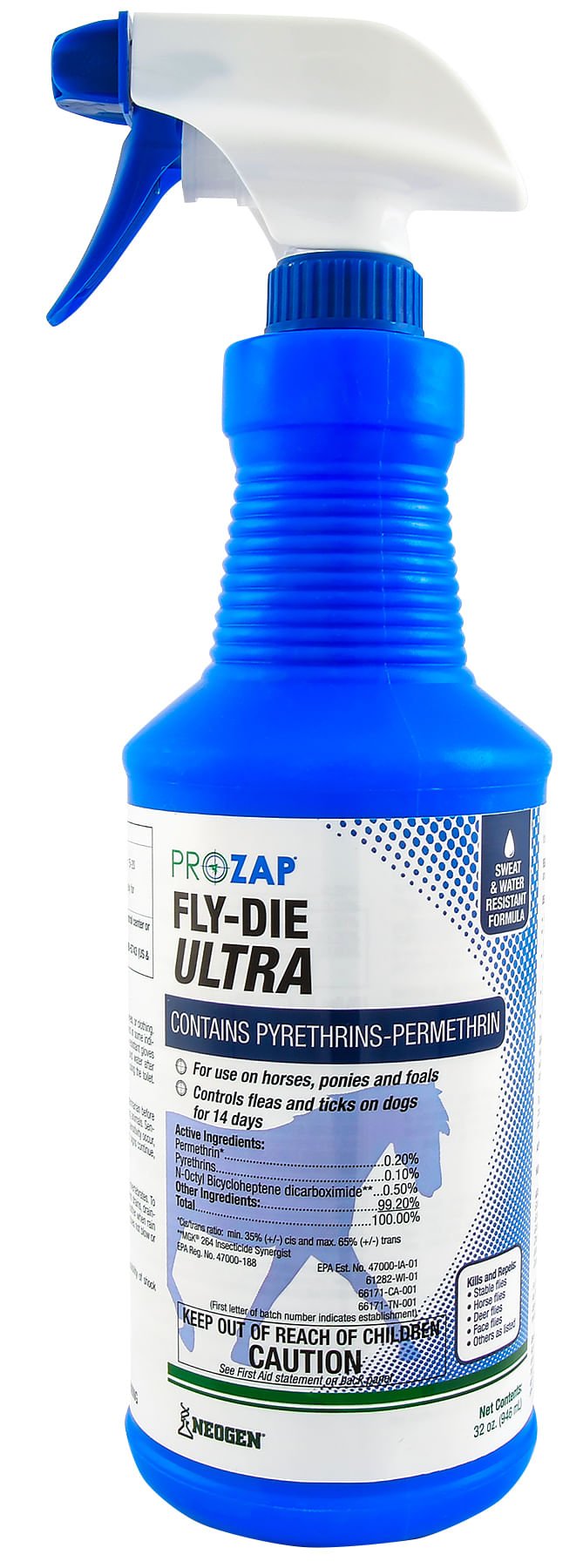 Prozap Fly-Die Ultra Spray, contains Permethrin — Jeffers