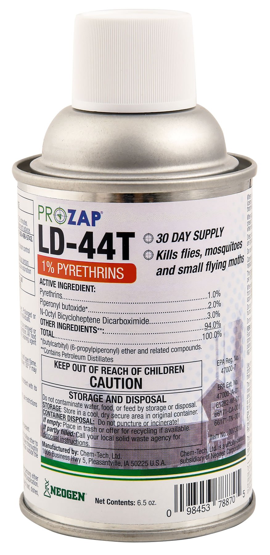 Prozap LD-44T Insect Repellent Spray, 6.5 oz — Jeffers