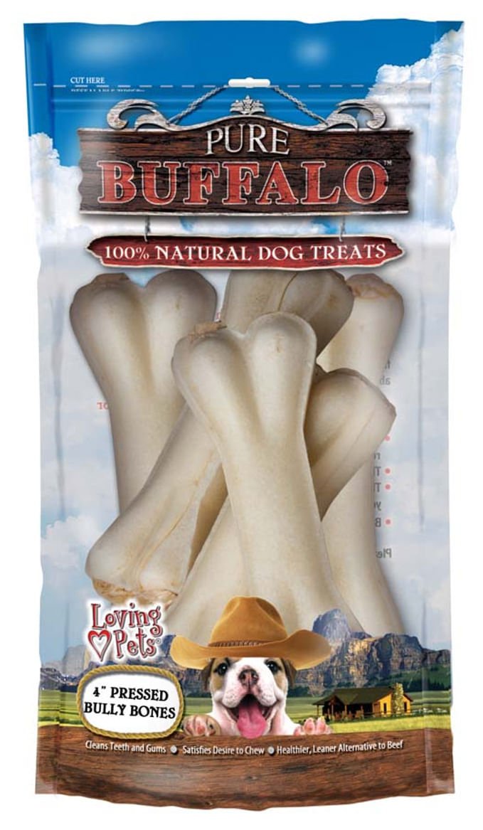 Pure Buffalo Pressed Bully Bone for dogs — Jeffers