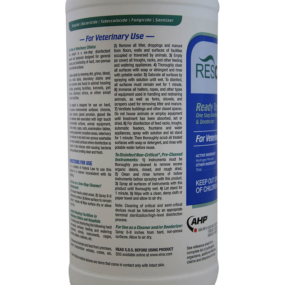 Rescue Ready to Use Disinfectant for Pets, Gallon — Jeffers
