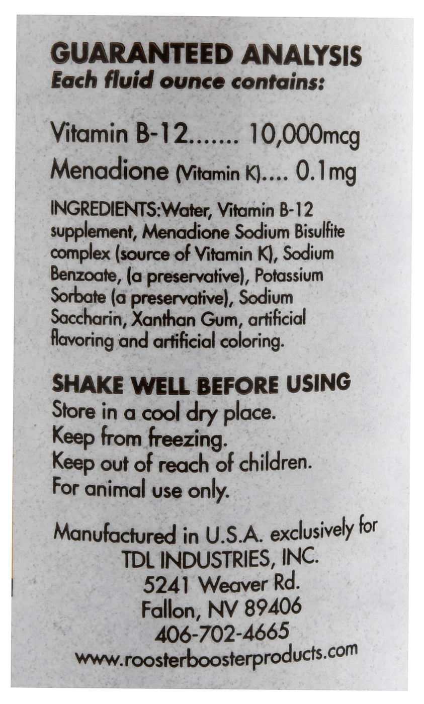 Rooster Booster Liquid B-12, 6 oz — Jeffers