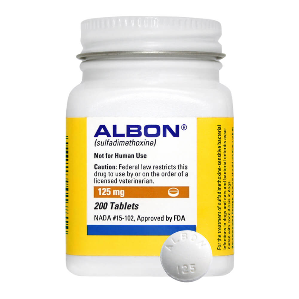 Albon Tablet for Dogs & Cats (sulfadimethoxine) — Jeffers