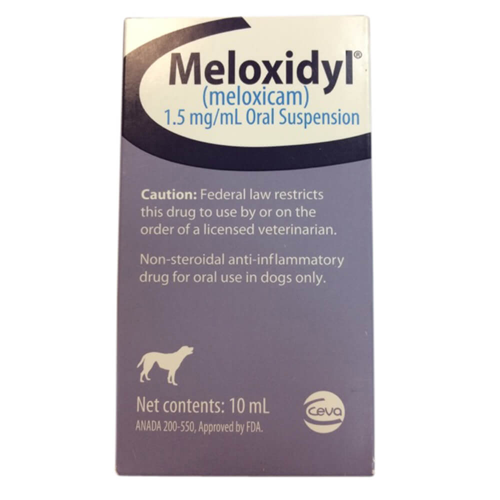 Rx Meloxidyl Oral Susp, 1.5 mg/ml x 10ml Bottle — Jeffers