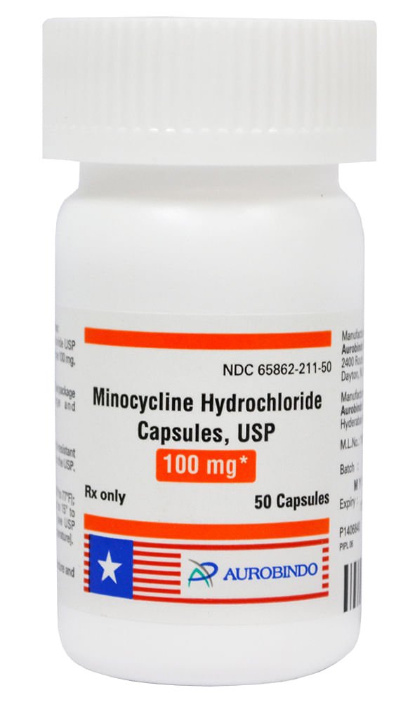 Rx Minocycline Capsules (Oral Tetracycline Antibiotic) — Jeffers