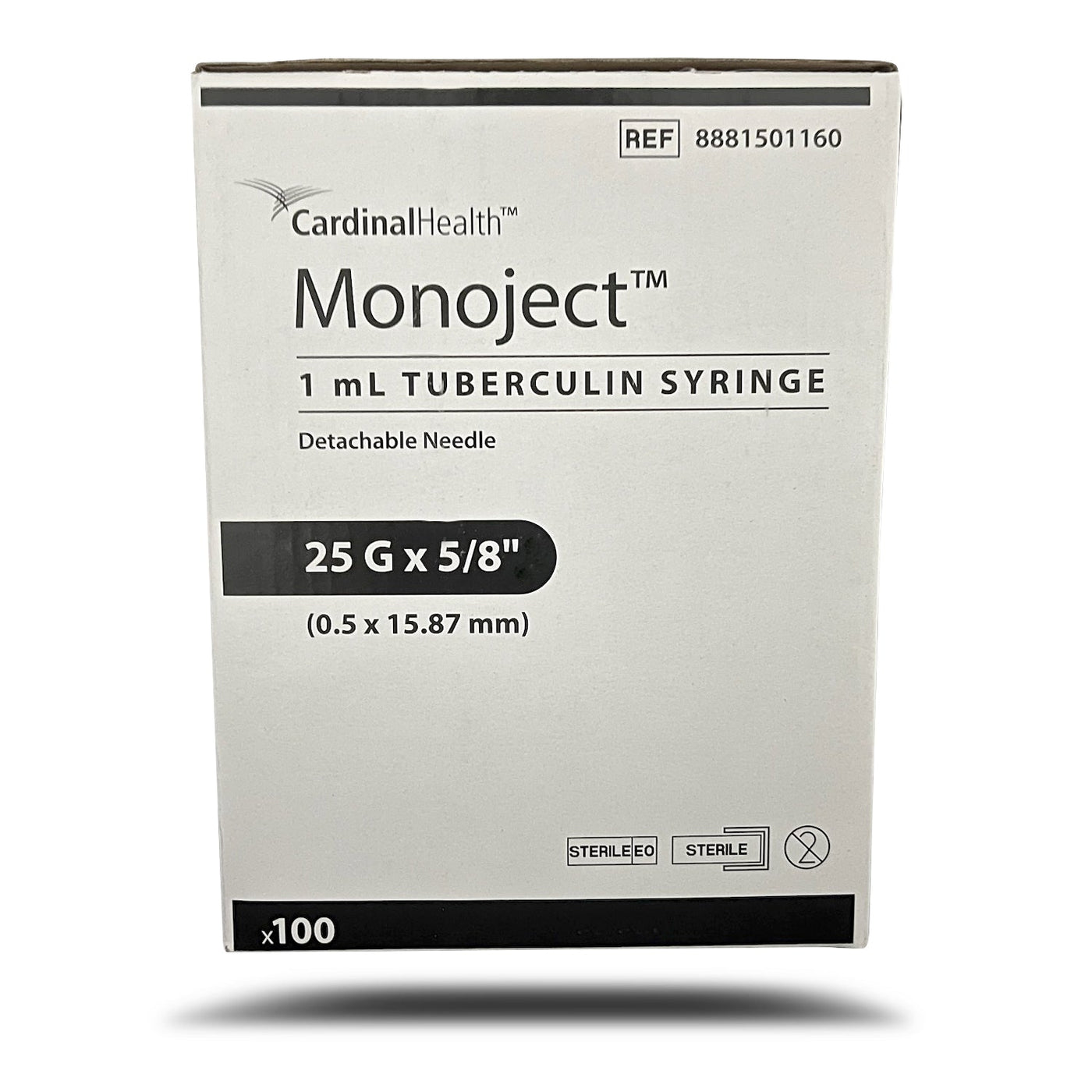 Rx Monoject Tuberculin (TB) Syringe with Needle Combo — Jeffers
