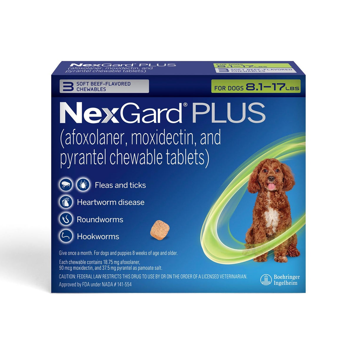 Nexgard Plus Flea and Tick Chewables for Dogs — Jeffers