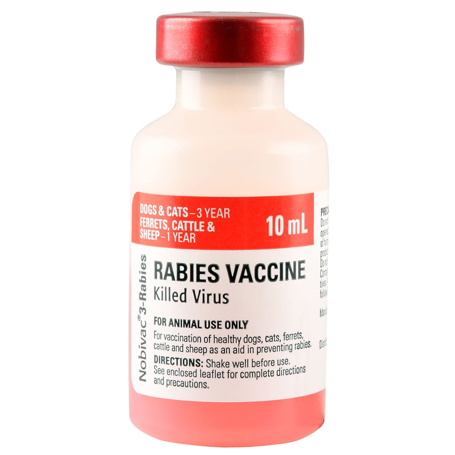 Nobivac 3 Rabies Vaccine for Dogs, Cats, Cattle and Sheep — Jeffers