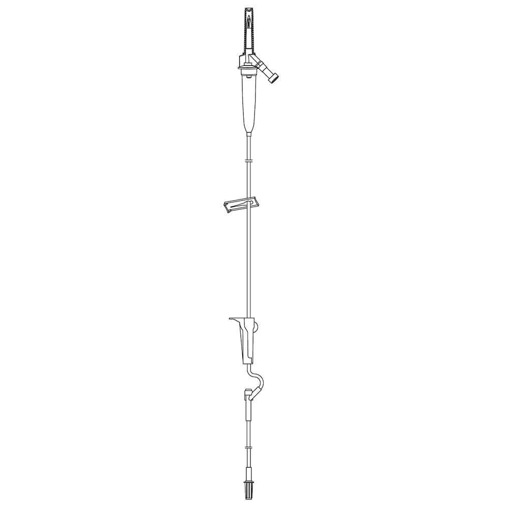 Primary IV Drip Set Vented with Flashback Bulbs — Jeffers