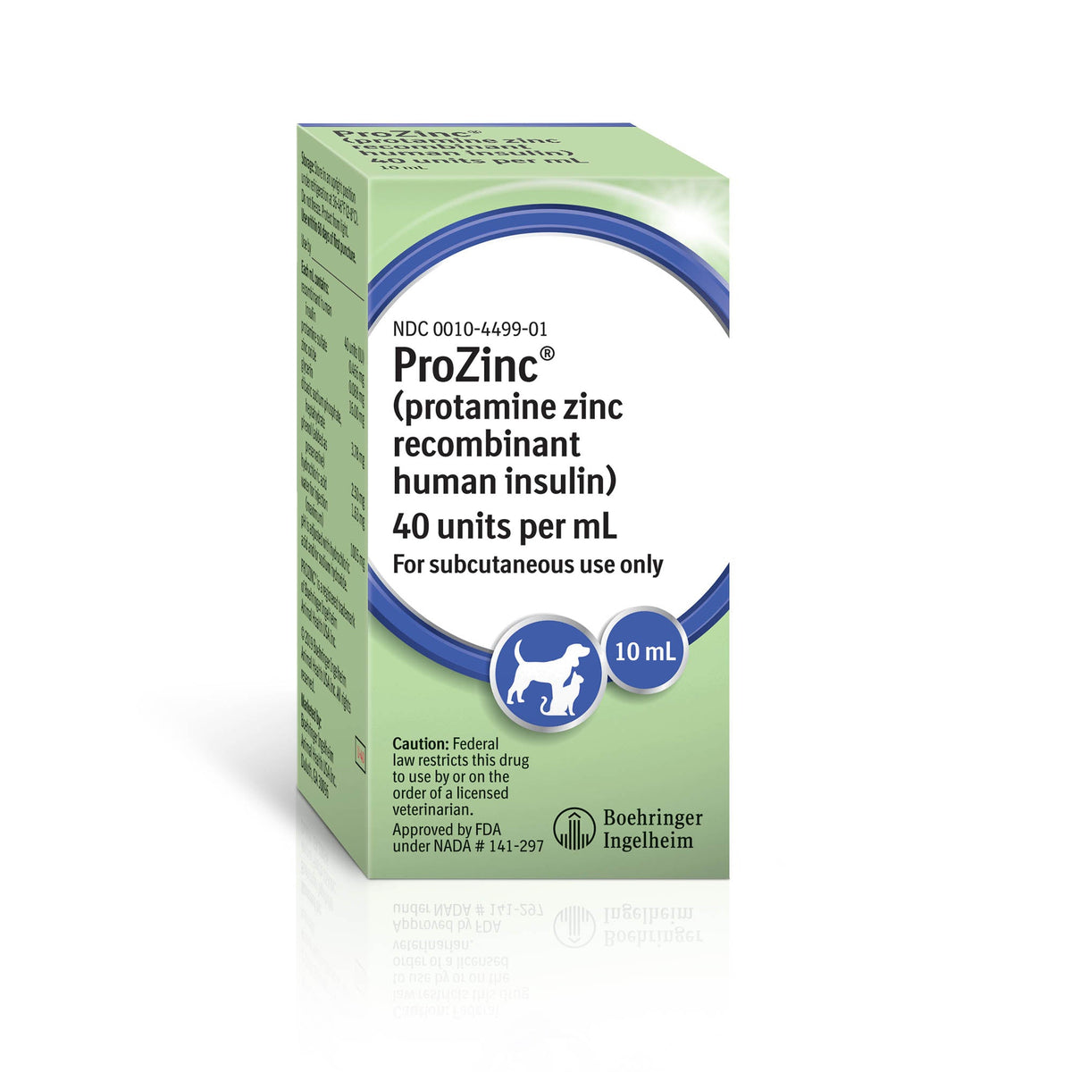 Rx ProZinc Injection for Dogs & Cats, 40 units/ml, 10ml Vial — Jeffers
