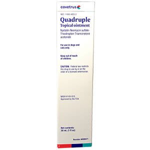 Rx Quadritrop/Quadruple Pet Topical Ointment, 30 ml — Jeffers