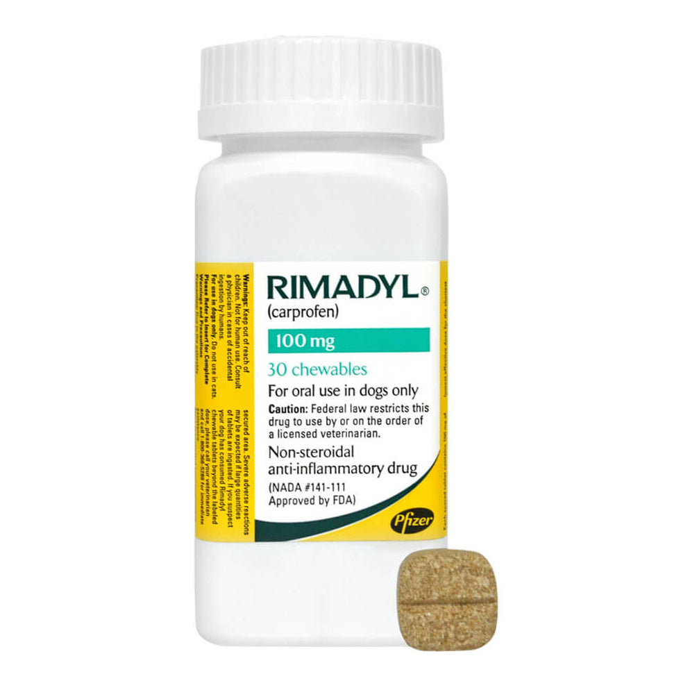 Rx Rimadyl Chewable Tablets (Carprofen) for Dogs — Jeffers