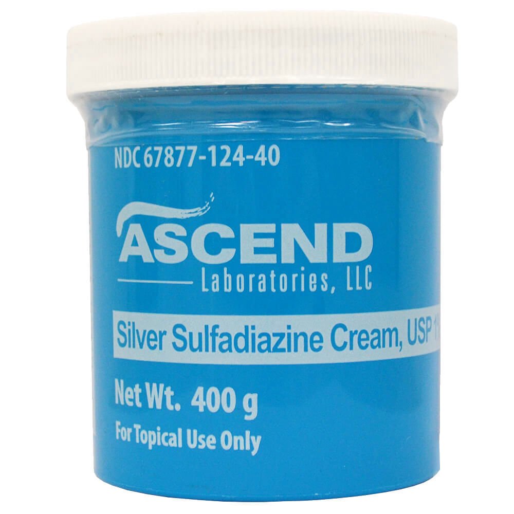 Rx Silver Sulfadiazine Cream, Topical Antibacteria Cream — Jeffers