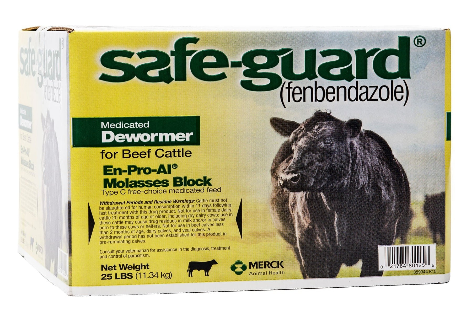 Safe-Guard Cattle Dewormer Block (Fenbendazole) — Jeffers