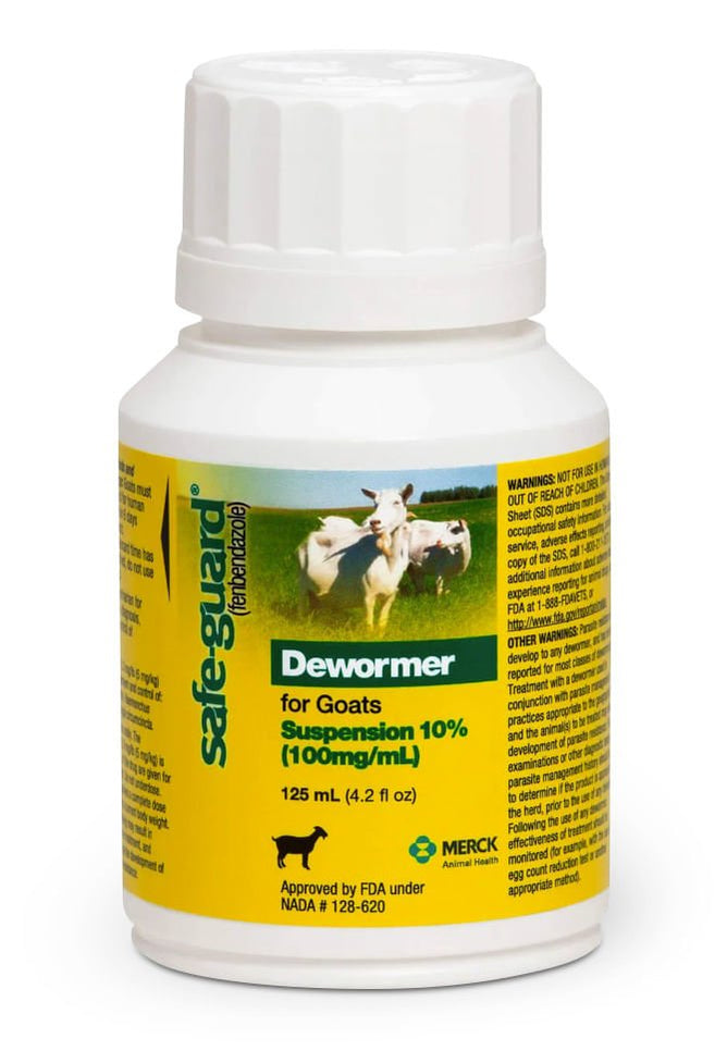 Safe-Guard Suspension Dewormer for Goats, 125 mL — Jeffers