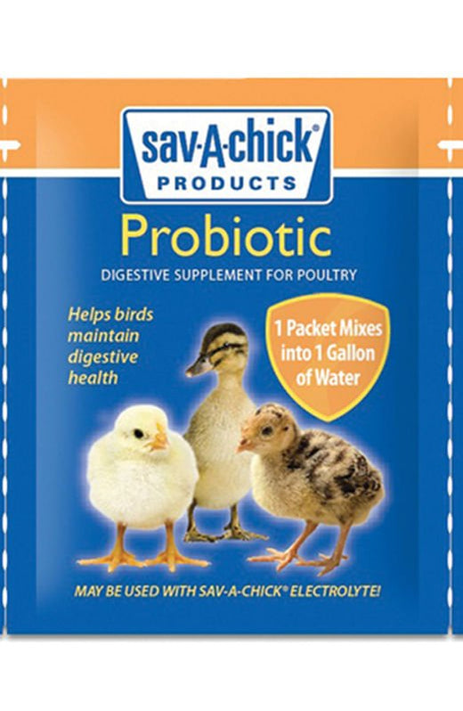 Sav-A-Chick Probiotic Digestive Supplement for Poultry, 3 (0.17 oz ...
