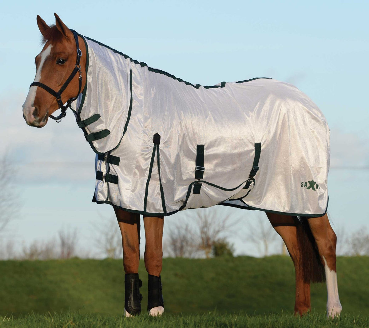 Saxon Combo Neck Mesh Fly Sheet w/Belly Wrap — Jeffers