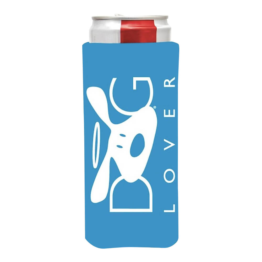 Slim Koozie, Turquoise "Dog Lover" Design — Jeffers