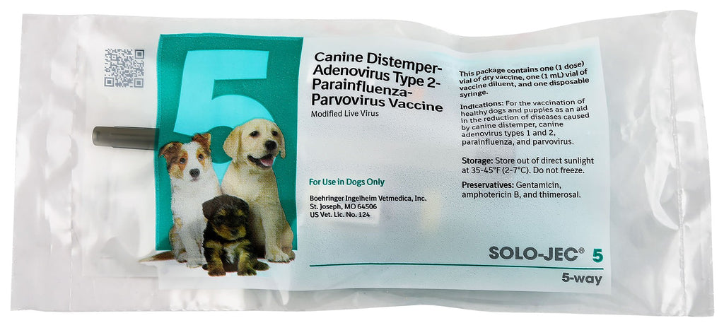 5-Way Dog Vaccines, 5-in 1 Shot for Puppies Schedule — Jeffers