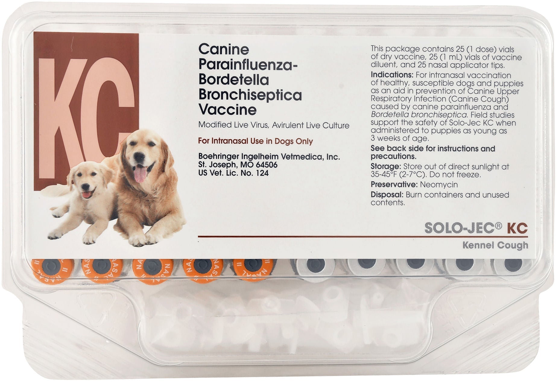 Solo-Jec KC (Kennel Cough) Intranasal Vaccine for Dogs — Jeffers