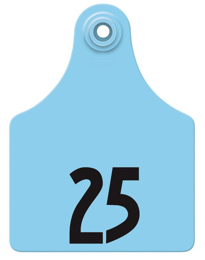 Special Order Numbered Allflex Tags, Super Maxi — Jeffers
