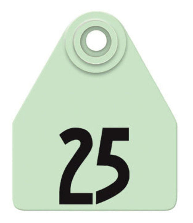Special Order Numbered Allflex Tags, Super Maxi — Jeffers