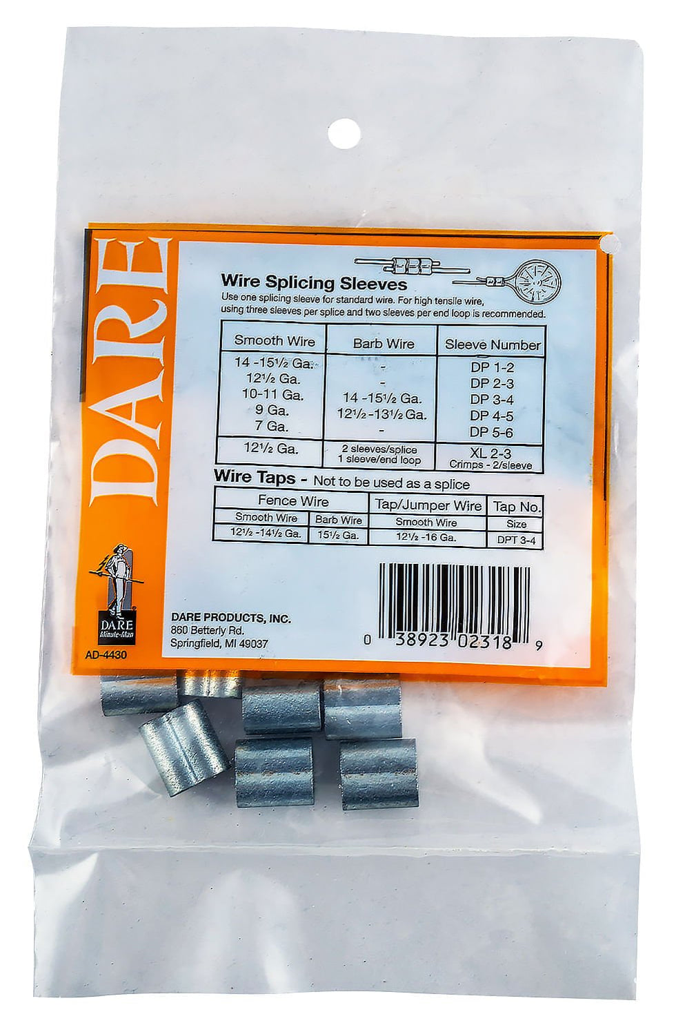 Dare Splicing Sleeves — Jeffers