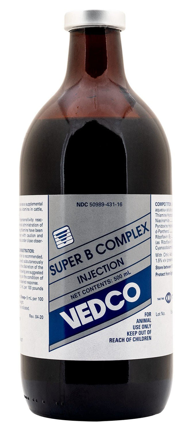 Super B Complex Injection for Swine, Cattle and Sheep — Jeffers