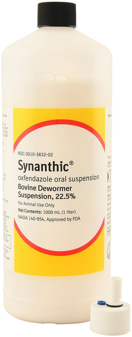 Synanthic Bovine Dewormer Suspension (for cattle) 22.5% — Jeffers