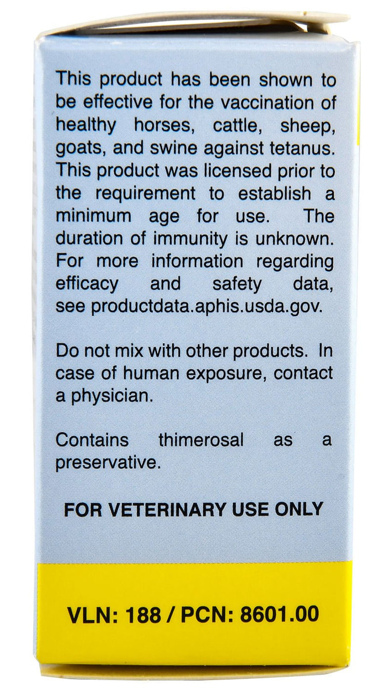 Tetanus Toxoid Vaccine for Cattle, Horses & Livestock — Jeffers